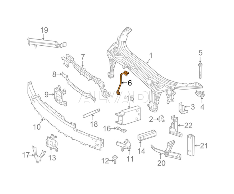 Front panel for Mercedes-Benz C-Class (W205) 12.2013 - alvadi.ee